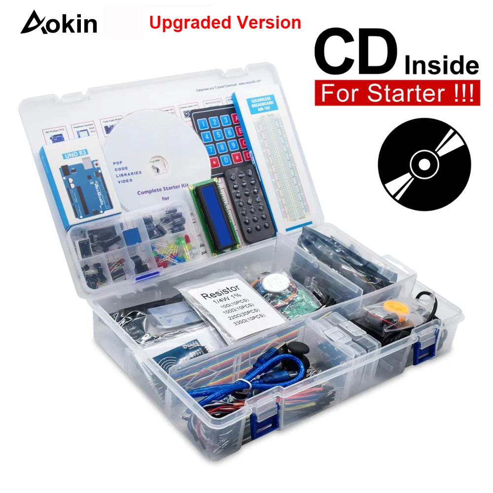 Arduino 入門套件 Uno R3 升級版學習套件零售盒 Uno R3 入門套件 Arduino Rfid 感測器 淘樂採購